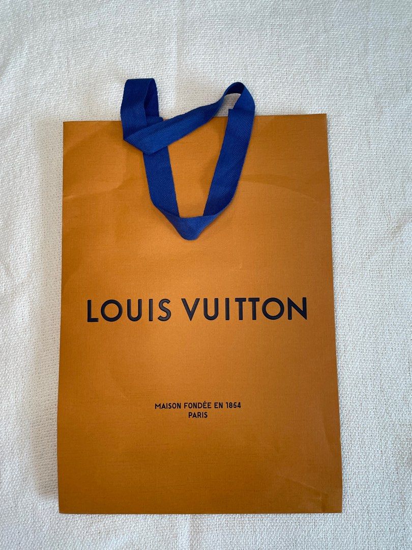 LV authentic paper bag, Luxury, Accessories on Carousell