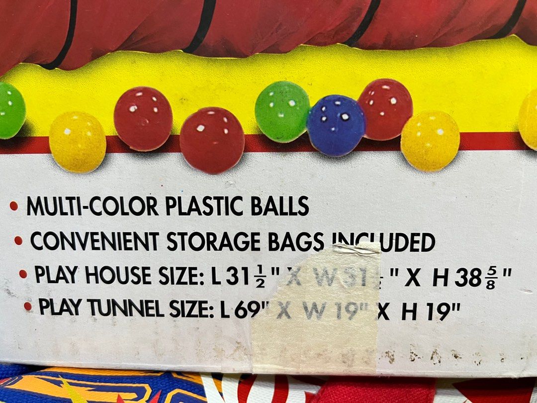 Magic ball house &tunnel, Hobbies & Toys, Toys & Games on Carousell