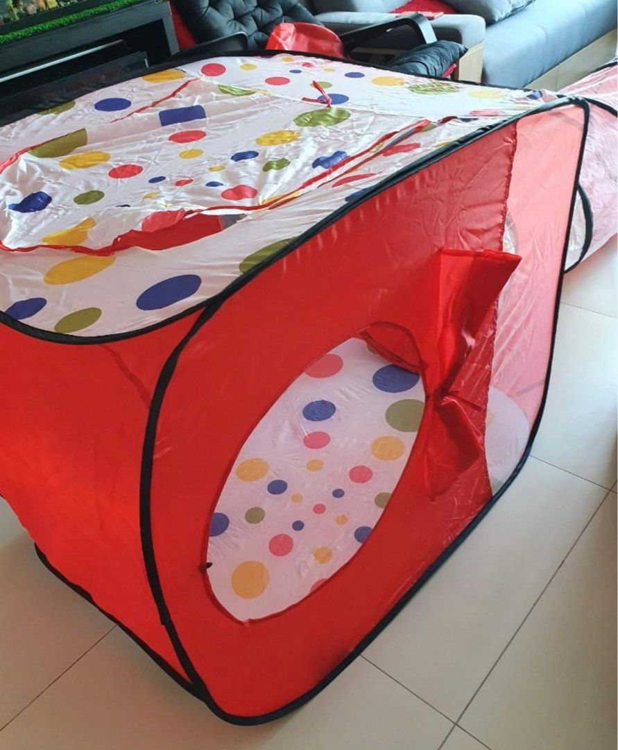 Magic ball house &tunnel, Hobbies & Toys, Toys & Games on Carousell