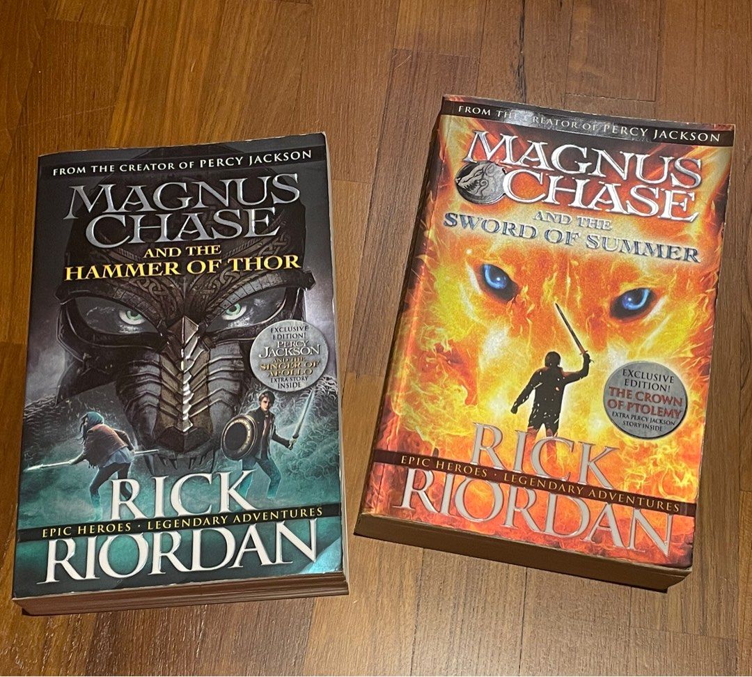 MAGNUS CHASE AND THE SWORD OF SUMMER + MAGNUS CHASE AND THE HAMMER OF ...