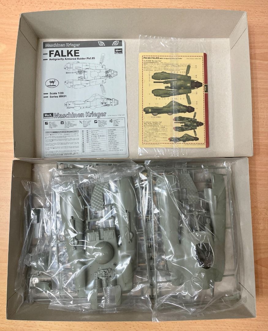 Ma.K. Hasegawa 1/20 Maschinen Krieger Antigravity Armored Radier Falke ...