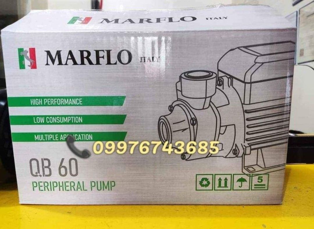 MARFLO 0.5HP Peripheral Booster Pump (QB60), Commercial & Industrial ...