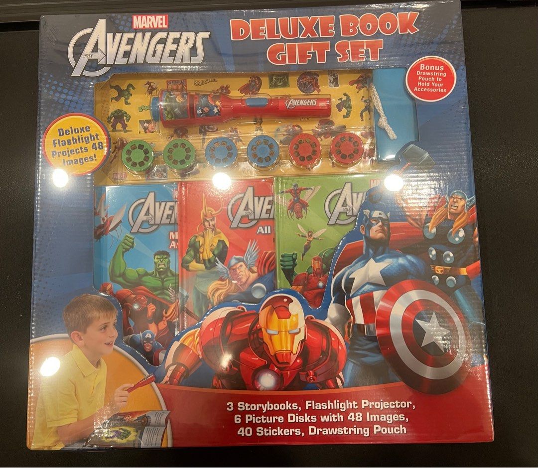 Marvel Avengers Deluxe Book Gift Set, Hobbies & Toys, Toys & Games on ...