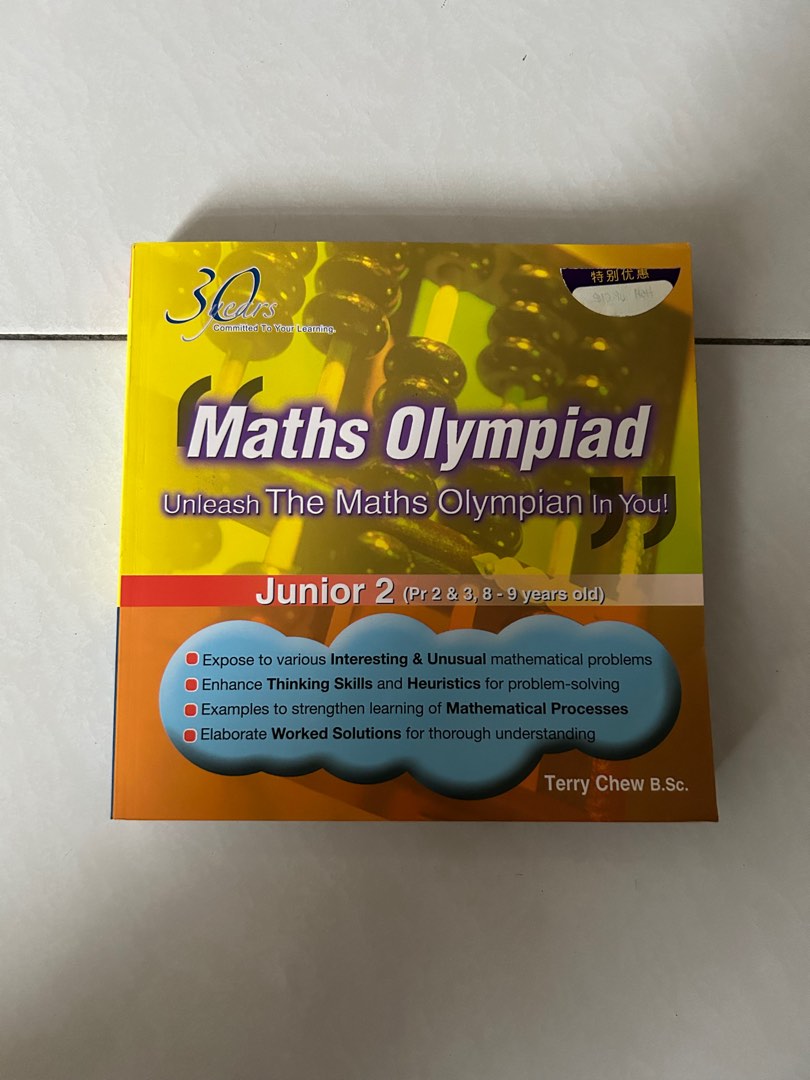 Maths Olympiad Junior 2 (Primary 2 & 3), Hobbies & Toys, Books ...