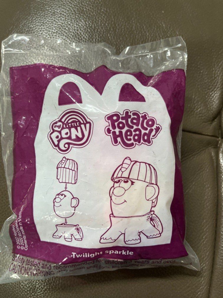 McDonald happy meal My Little Pony Potato Head Twilight Sparkle ...