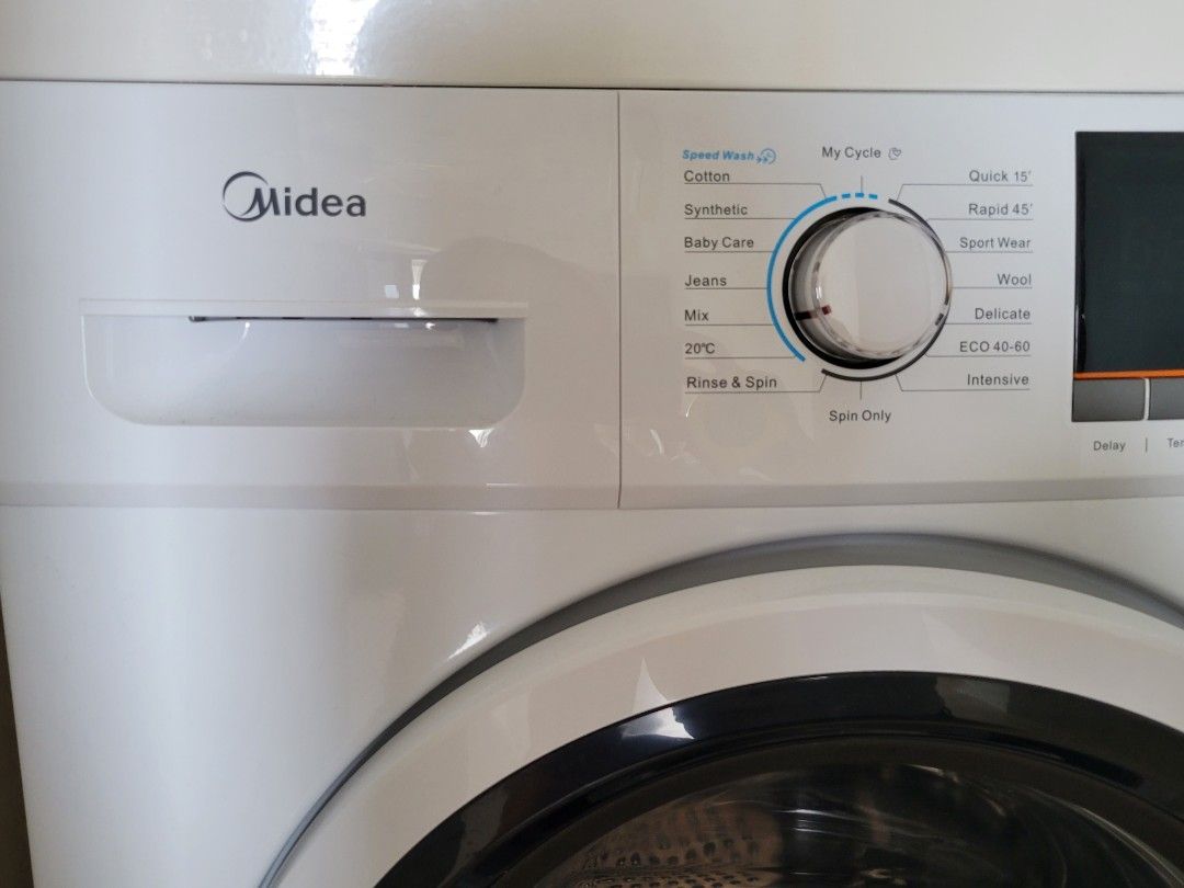 Midea MF768W Washing Machine, TV & Home Appliances, Washing Machines and Dryers on Carousell