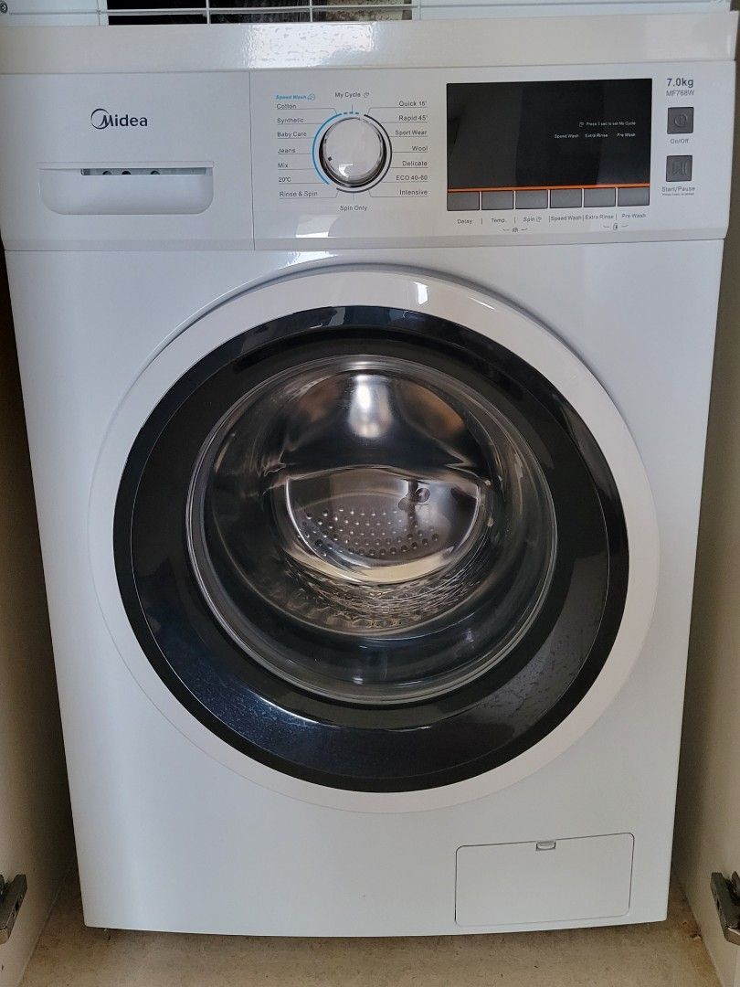 Midea MF768W Washing Machine, TV & Home Appliances, Washing Machines and Dryers on Carousell