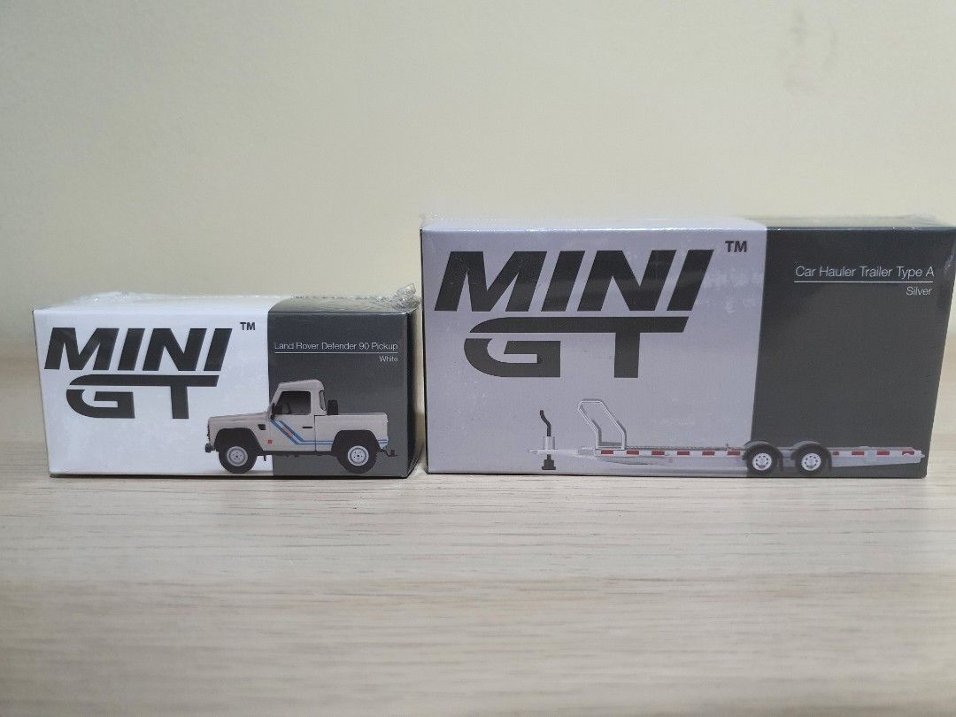 Mini GT Land Rover Defender 90 and Trailer, Hobbies & Toys, Toys ...