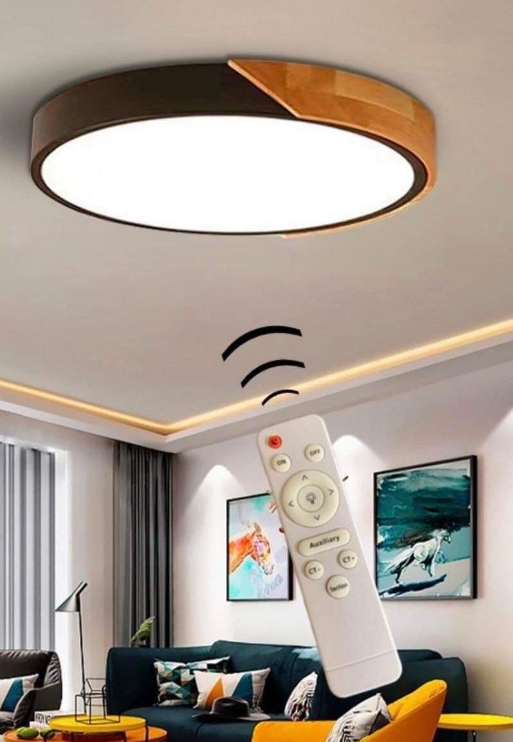 Minimalist LED Ceiling Light, Furniture & Home Living, Lighting & Fans ...