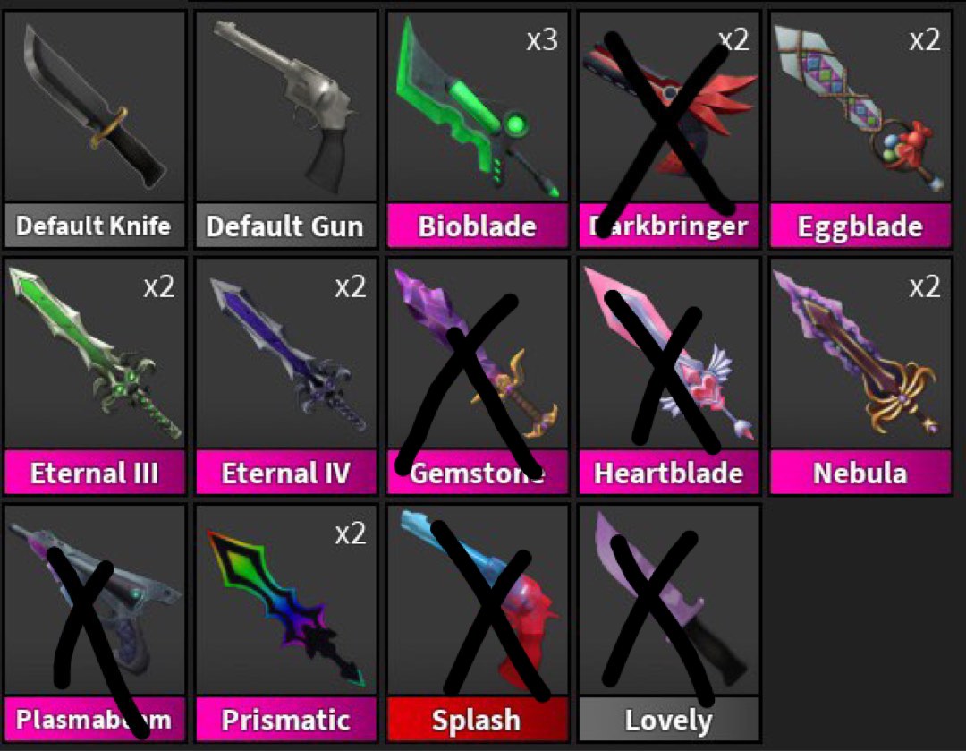 Mm2 godlies, items, Video Gaming, Gaming Accessories, In-Game Products ...