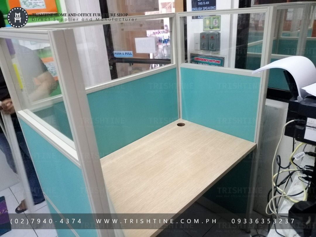 Modular Single Office Partition, Furniture & Home Living, Office ...