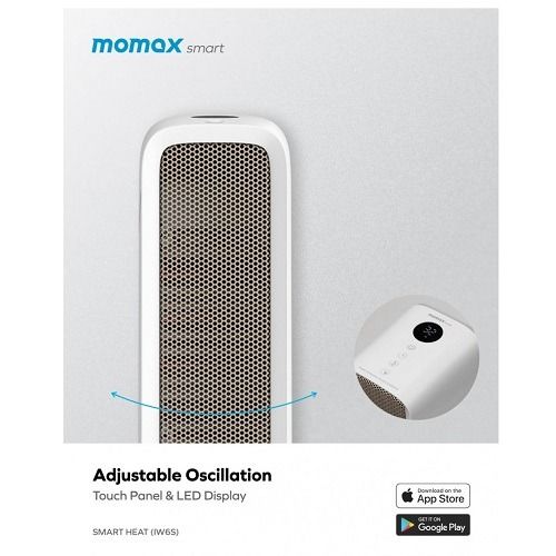 MOMAX-Smart Heat IoT 智能暖風機 IW6S-香港行貨, 家庭電器, 冷氣機及暖風機 - Carousell