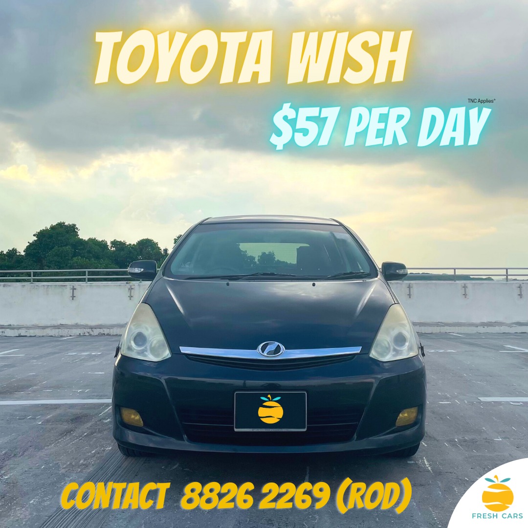 MPV Toyota Wish Car Rental Gojek Tada, Cars, Car Rental on Carousell
