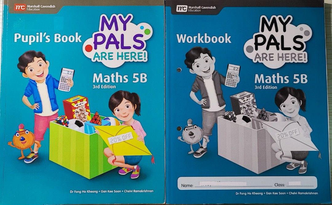 My Pals Maths 5A and 5B 3rd Edition textbook and workbook, Hobbies ...