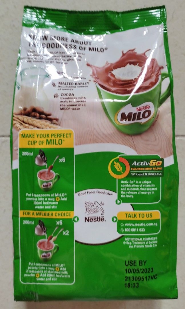 Nestle MILO Powder 400g, Food & Drinks, Beverages on Carousell