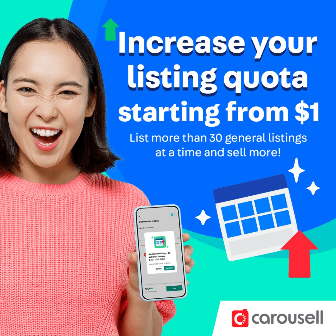 *NEW* Increase your listing quota starting from $1, Announcements on ...