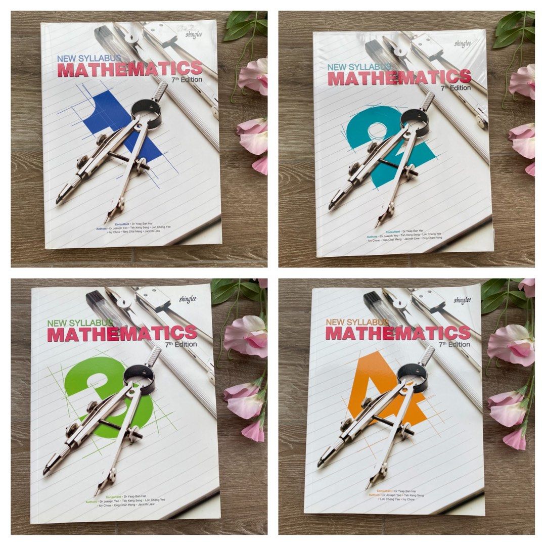 New Syllabus Mathematics 1 / 2/ 3 /4 ( 7th Edition), Hobbies & Toys ...