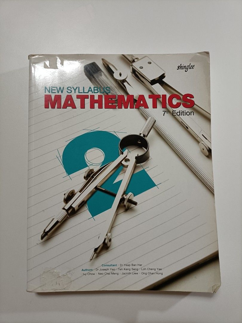 New Syllabus Secondary 2 Math Textbook, Hobbies & Toys, Books ...