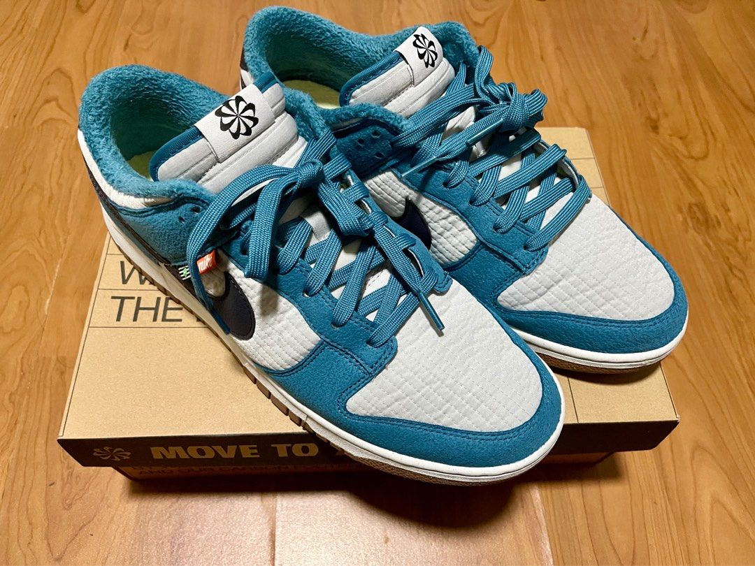 Nike Dunks Next Nature “Rift Blue” US 12, Men's Fashion, Footwear ...