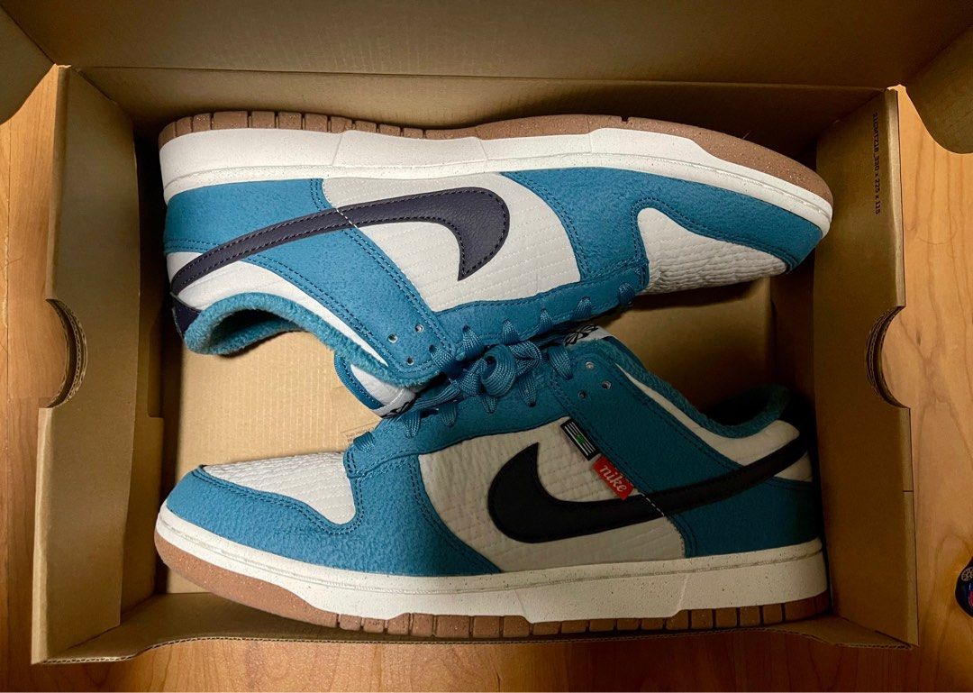 Nike Dunks Next Nature “Rift Blue” US 12, Men's Fashion, Footwear ...