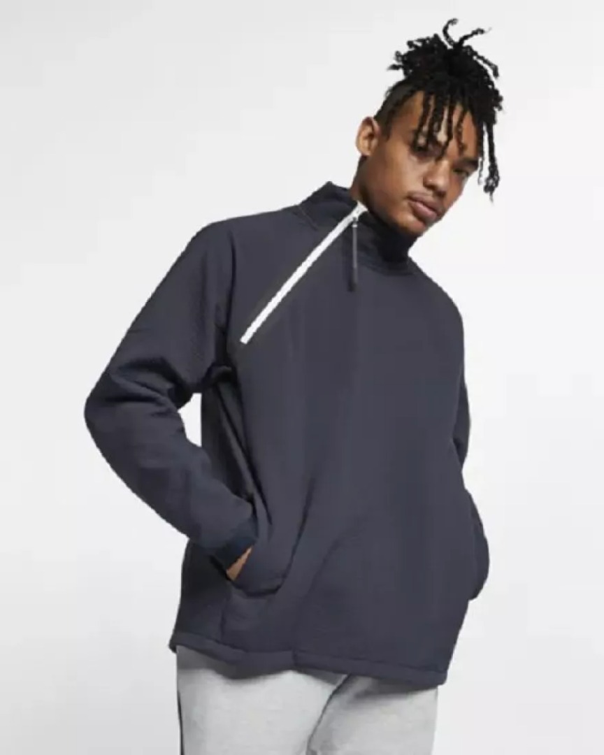 Nike NSW Tech Pack 男裝 黑 拉鍊 梭織 立領 大學T AR1547-475, 男裝, 運動服裝 - Carousell