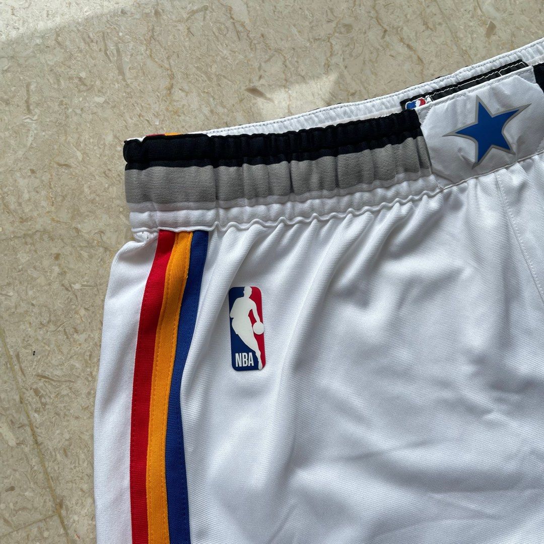 Nike official NBA white dri-fit basketball shorts, Men's Fashion ...