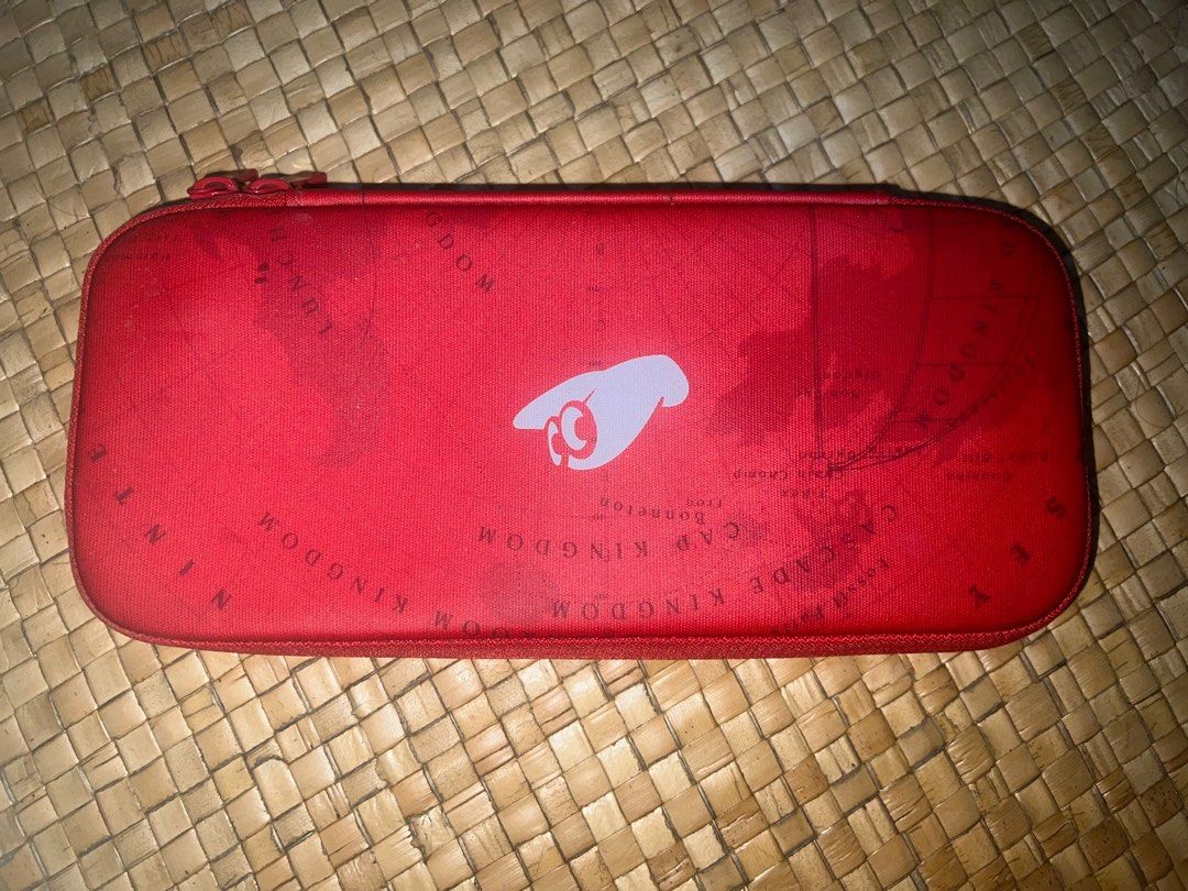 Nintedo Switch All Red Joycons Case and stickers ONLY, Video Gaming ...