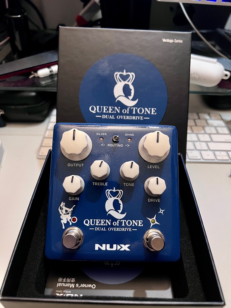 NUX Queen of Tone Dual Overdrive, Hobbies & Toys, Music & Media ...