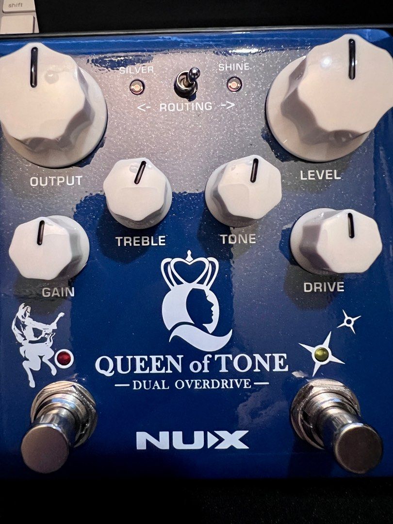 NUX Queen of Tone Dual Overdrive, Hobbies & Toys, Music & Media ...
