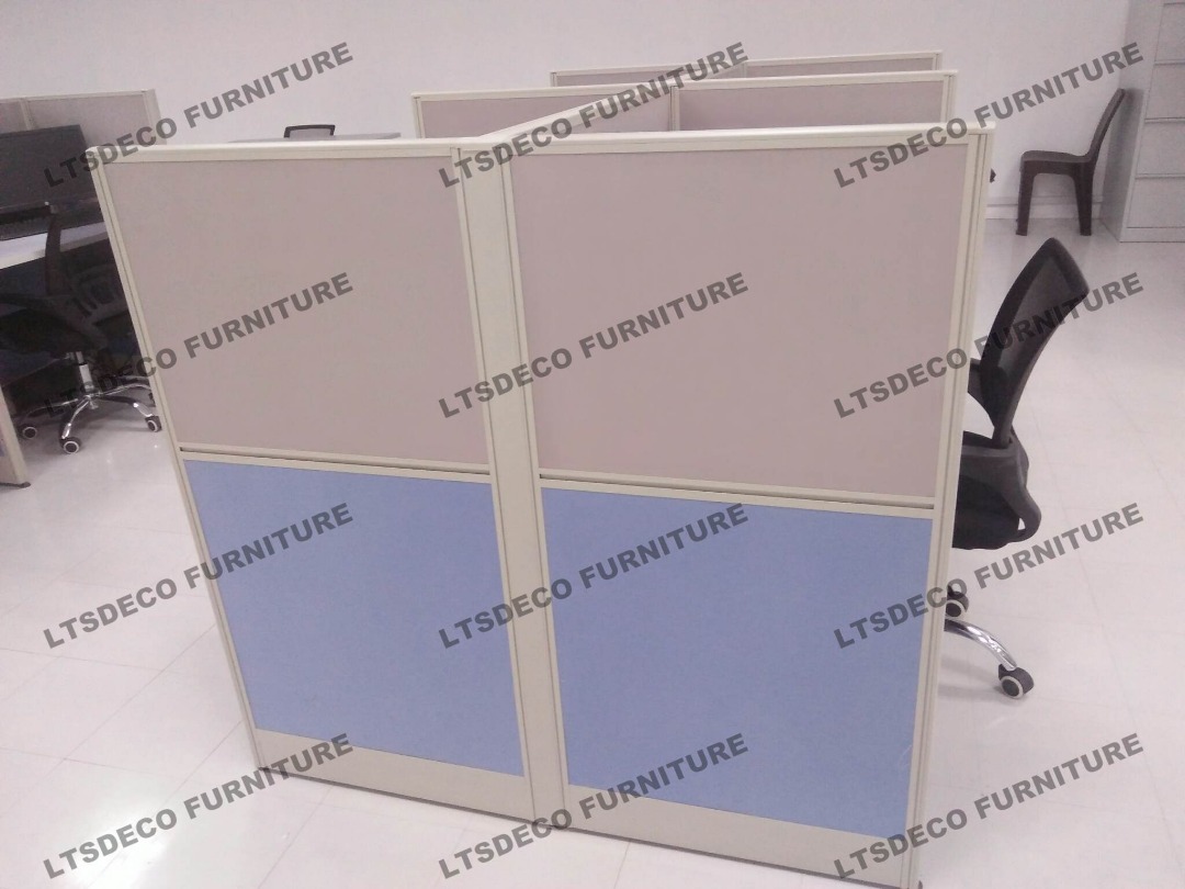 OFFICE PARTITION BPO WORKSTATION CUBICLE TABLE, Furniture & Home Living ...