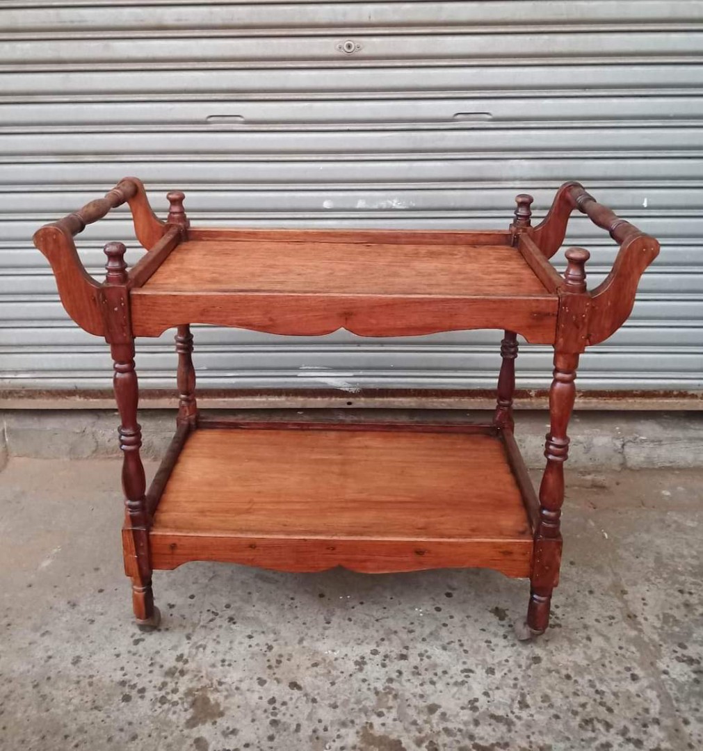 Old Narra Tea / Serving Cart, Furniture & Home Living, Furniture, Other ...