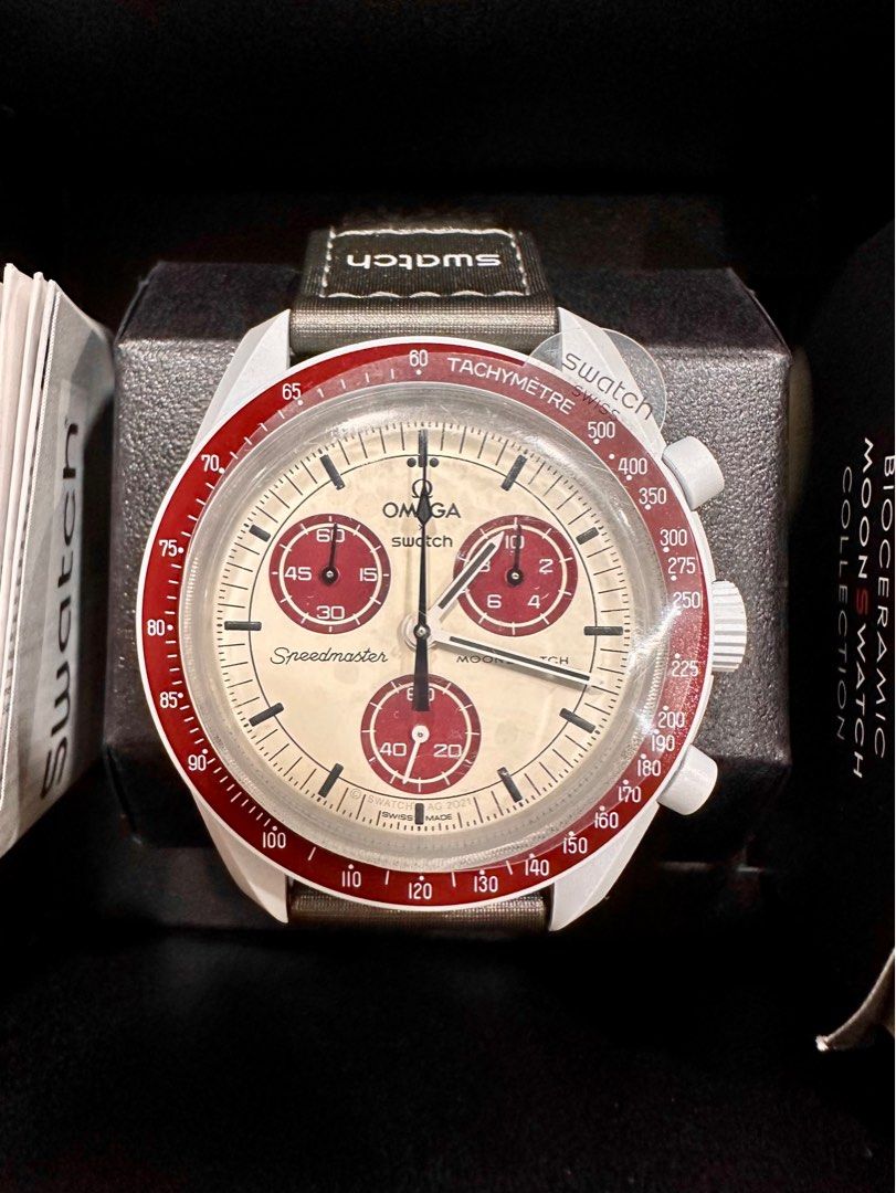 Omega Swatch Pluto, Luxury, Watches on Carousell