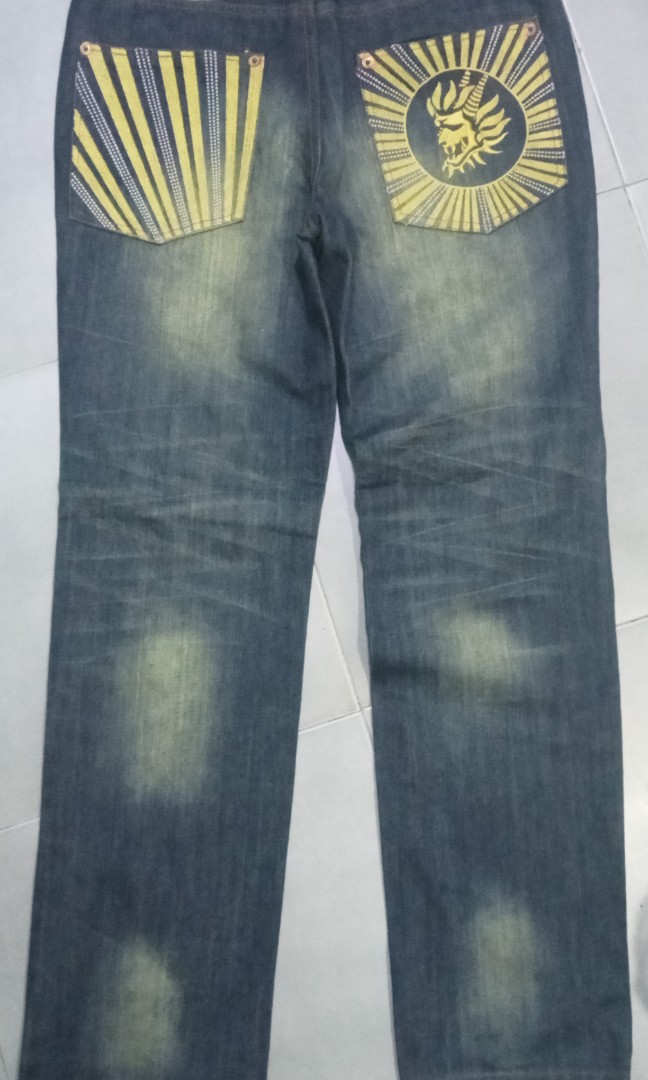 Oniarai japan pants., Men's Fashion, Bottoms, Jeans on Carousell
