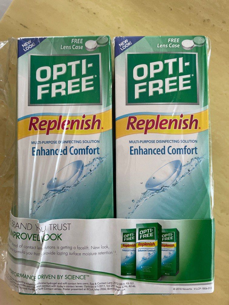 OPTI-FREE REPLENISH (2 boxes), Beauty & Personal Care, Vision Care on ...