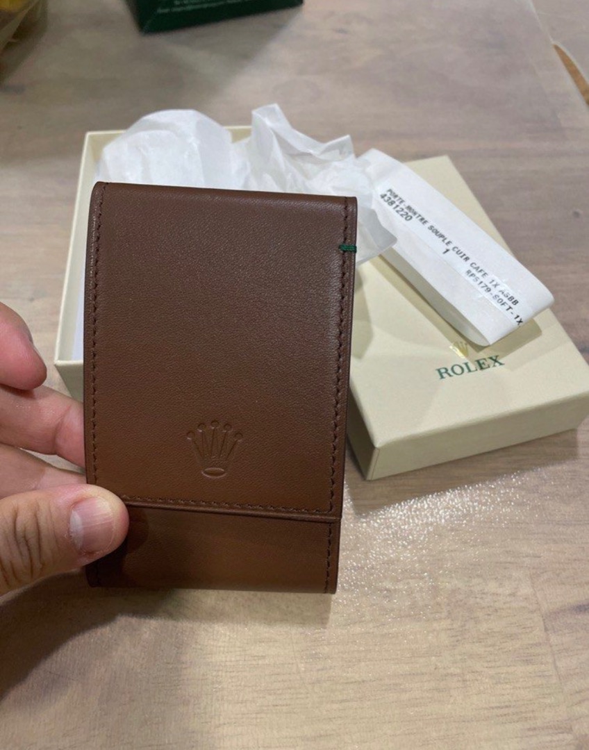 Original Rolex watch Pouch travel case storage box roll, Men's Fashion ...