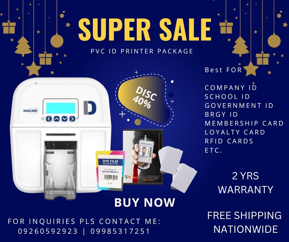 PACKAGE PVC ID CARD PRINTER, Computers & Tech, Printers, Scanners ...