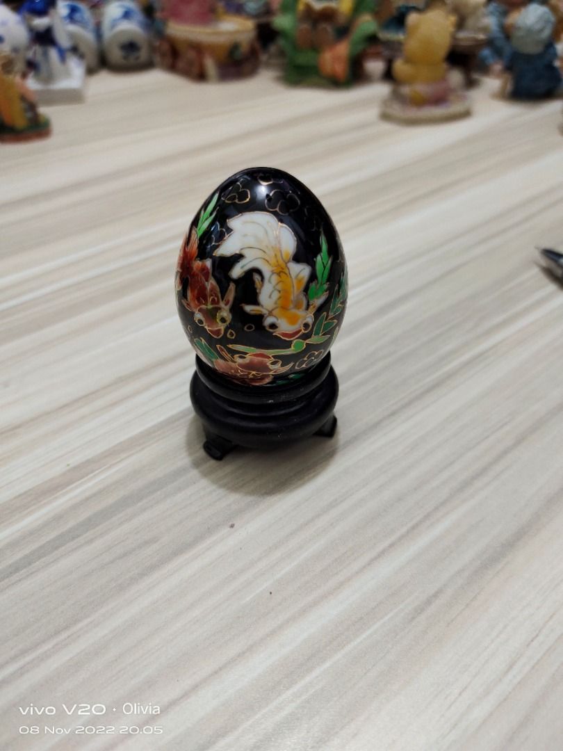 Pajangan Keramik Model Telur Kuno Jadul Antik, Antik, Pajangan di Carousell