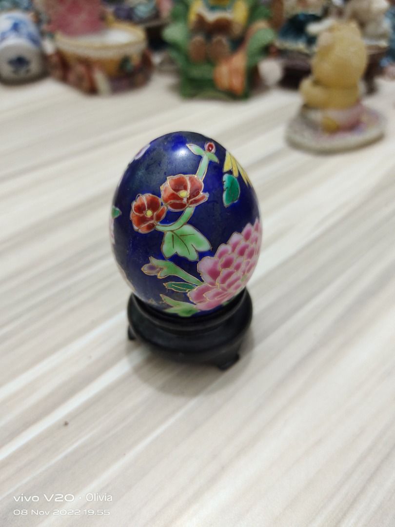 Pajangan Keramik Model Telur Kuno Jadul Antik, Antik, Pajangan di Carousell