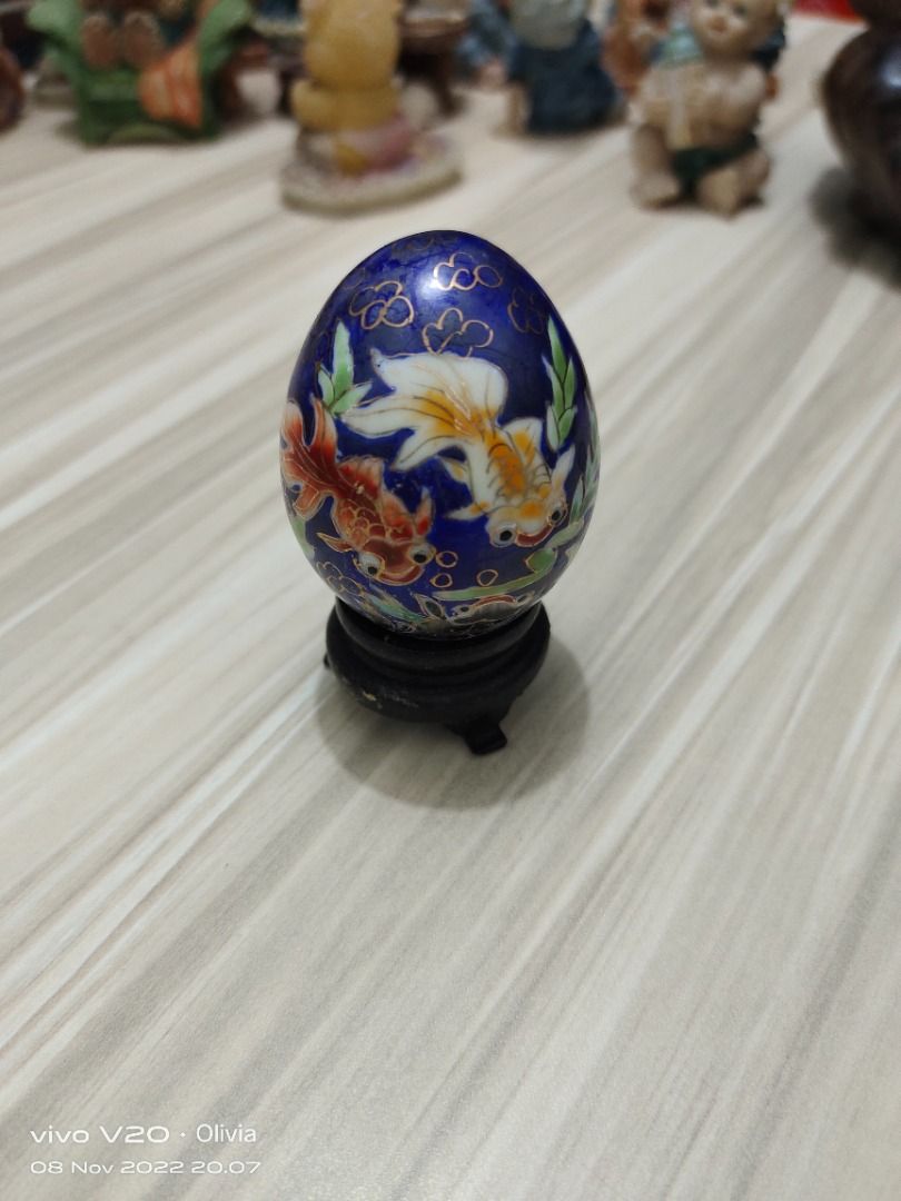 Pajangan Keramik Model Telur Kuno Jadul Antik, Antik, Pajangan di Carousell