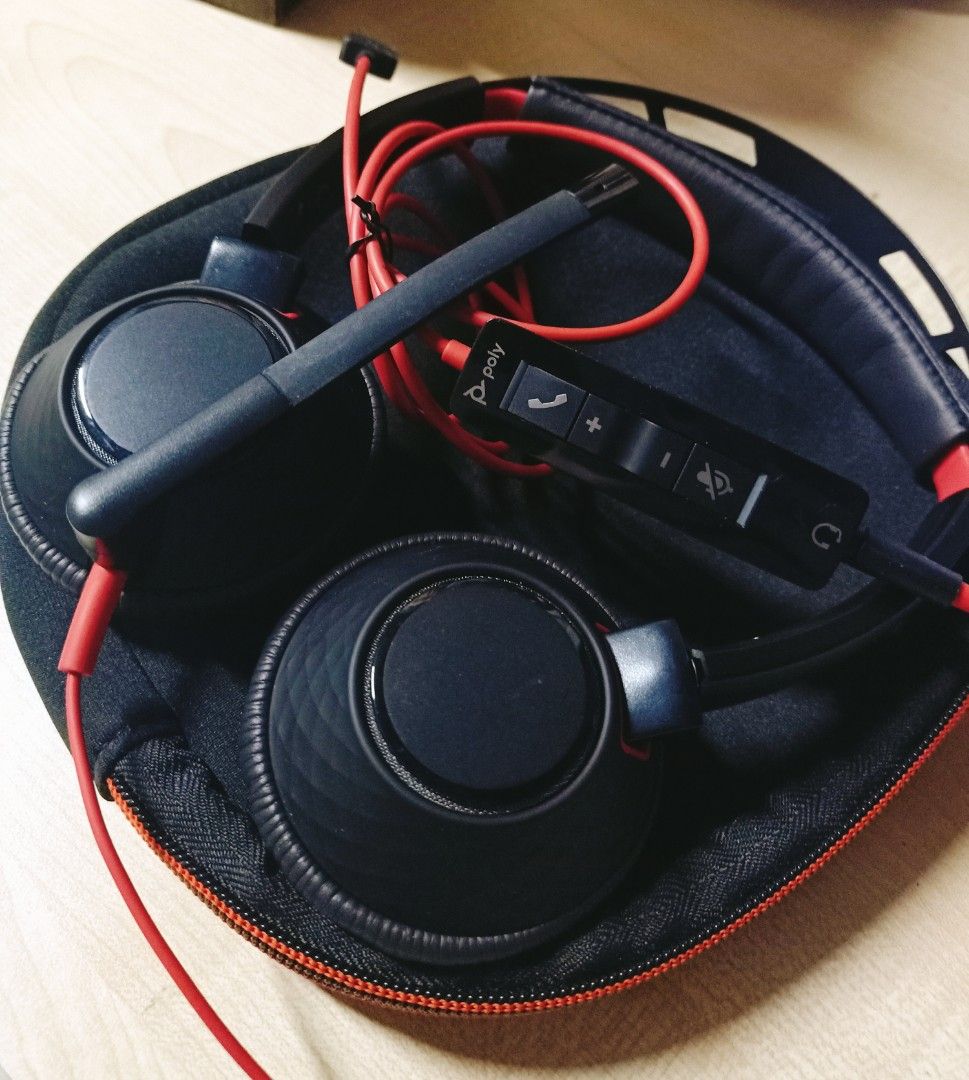 Plantronics Blackwire C Noise Canceling Headset Audio Headphones Headsets On Carousell