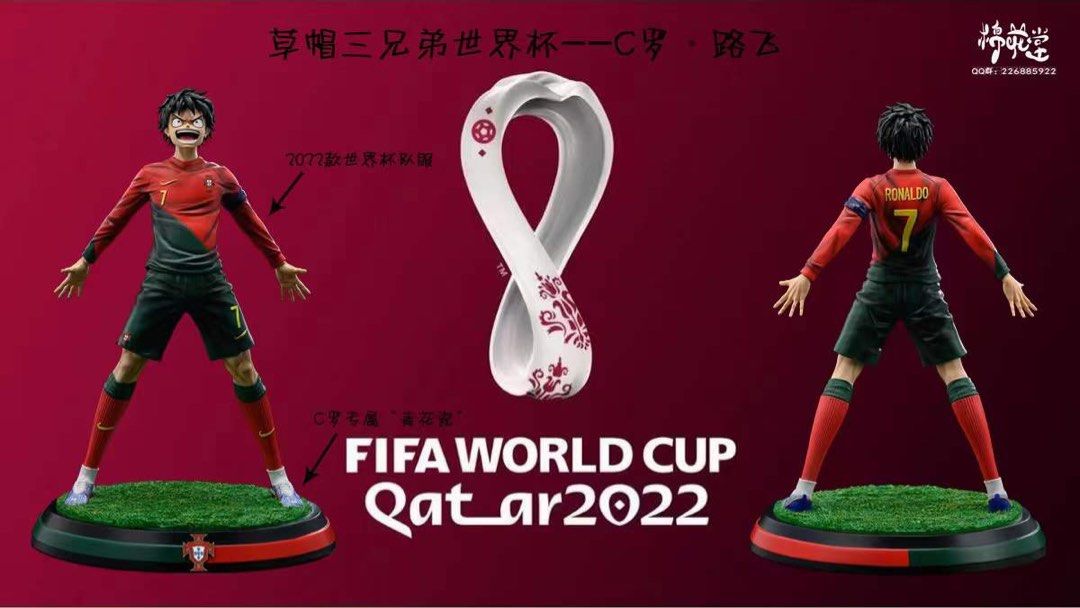 [PO] One Piece|Luffy X Cristiano Ronaldo, Hobbies & Toys, Toys & Games ...