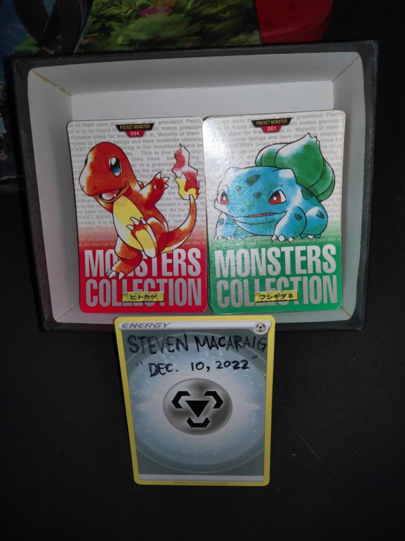 Pokemon 1996 Bandai Red and Green Series CARDDASS Cards, Hobbies & Toys ...