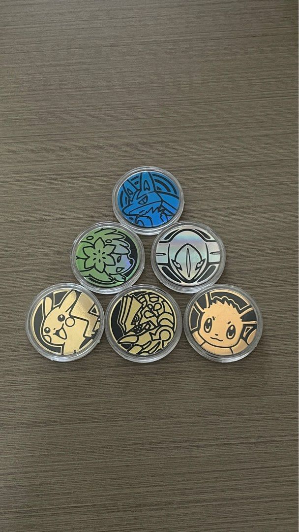 Pokemon Collectible Coins (Holofoil), Hobbies & Toys, Collectibles ...