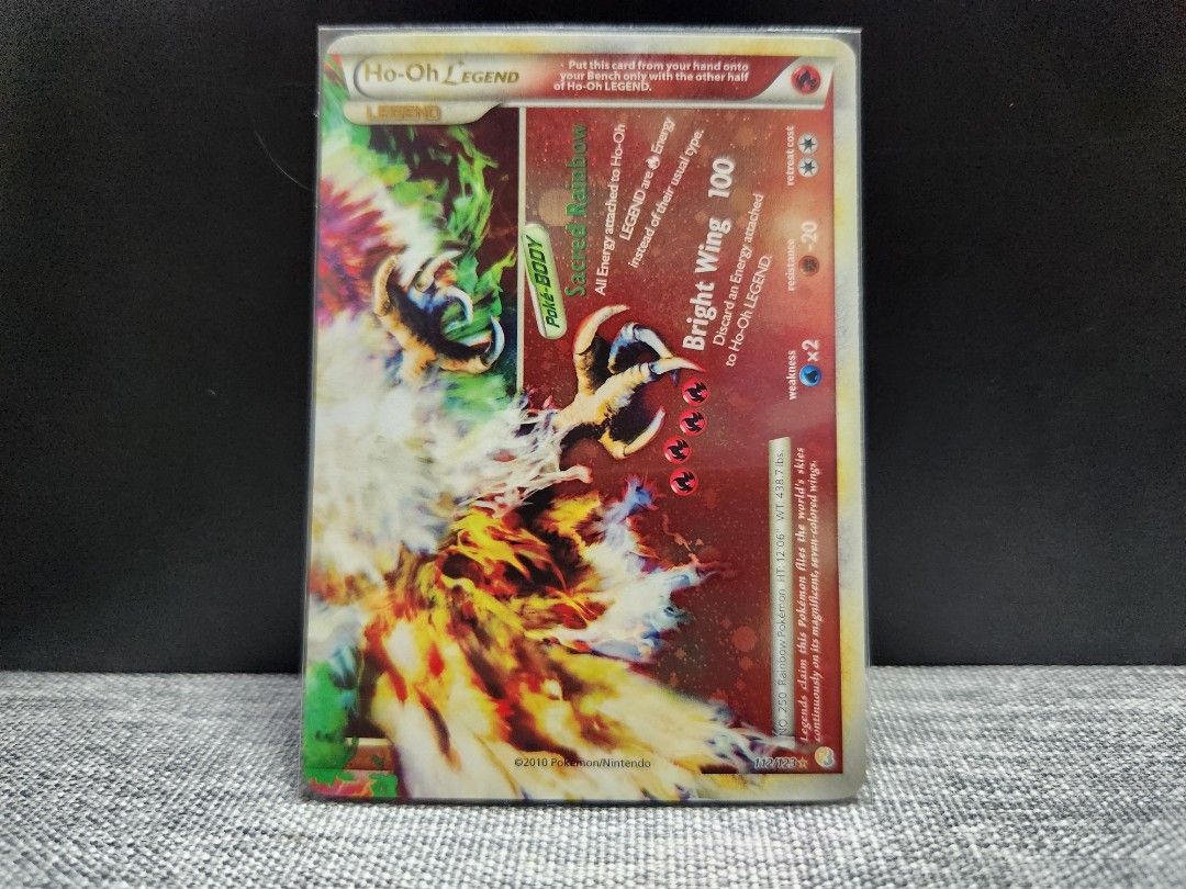 Pokemon Heart Gold Soul Silver (Base Set) Ultra Rare Ho-Oh Legend (Top ...