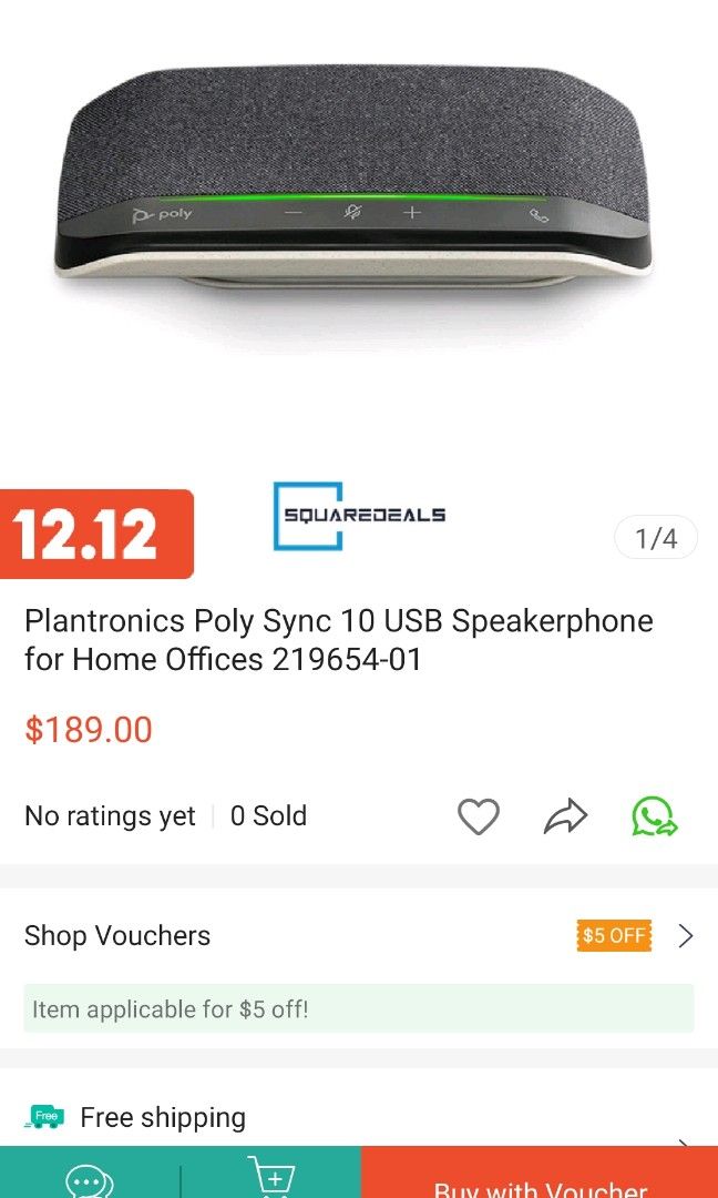 Poly sync 10, Computers & Tech, Office & Business Technology on Carousell