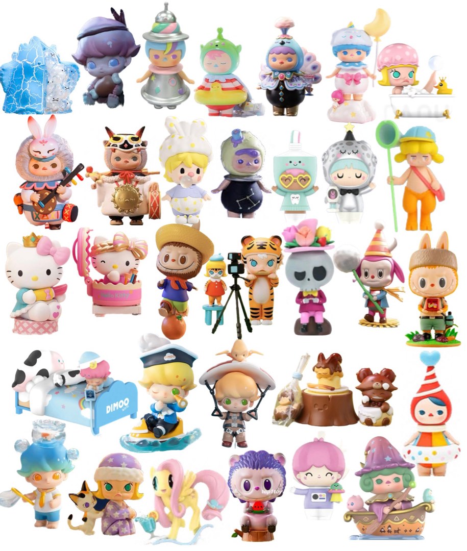 popmart figurines, Hobbies & Toys, Toys & Games on Carousell