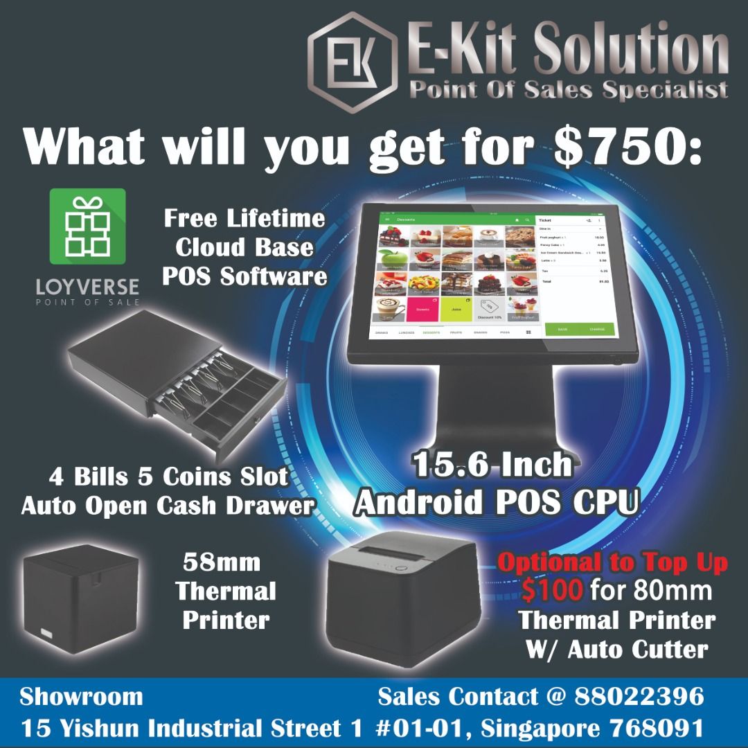 Pos System For Sme 750 Only U P 800 Computers And Tech Office And Business Technology On