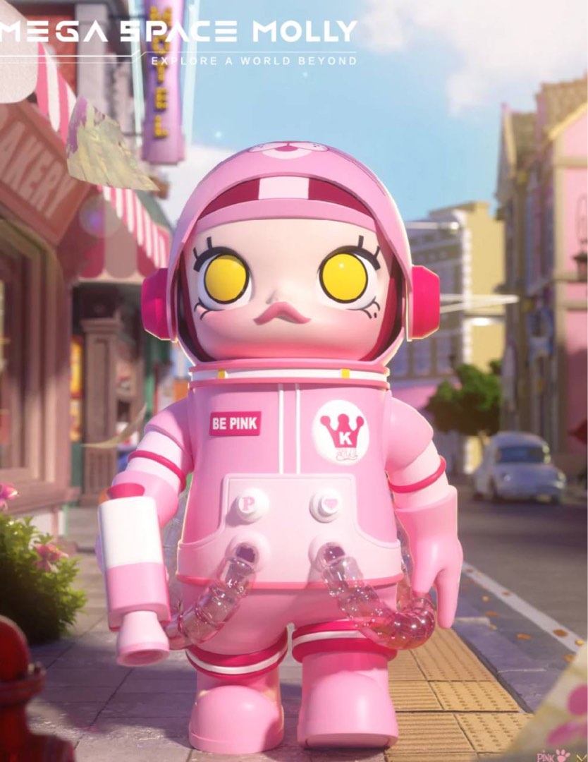 [Preorder]Pop Mart Space Molly 400% Pink Panther, Hobbies & Toys, Toys ...