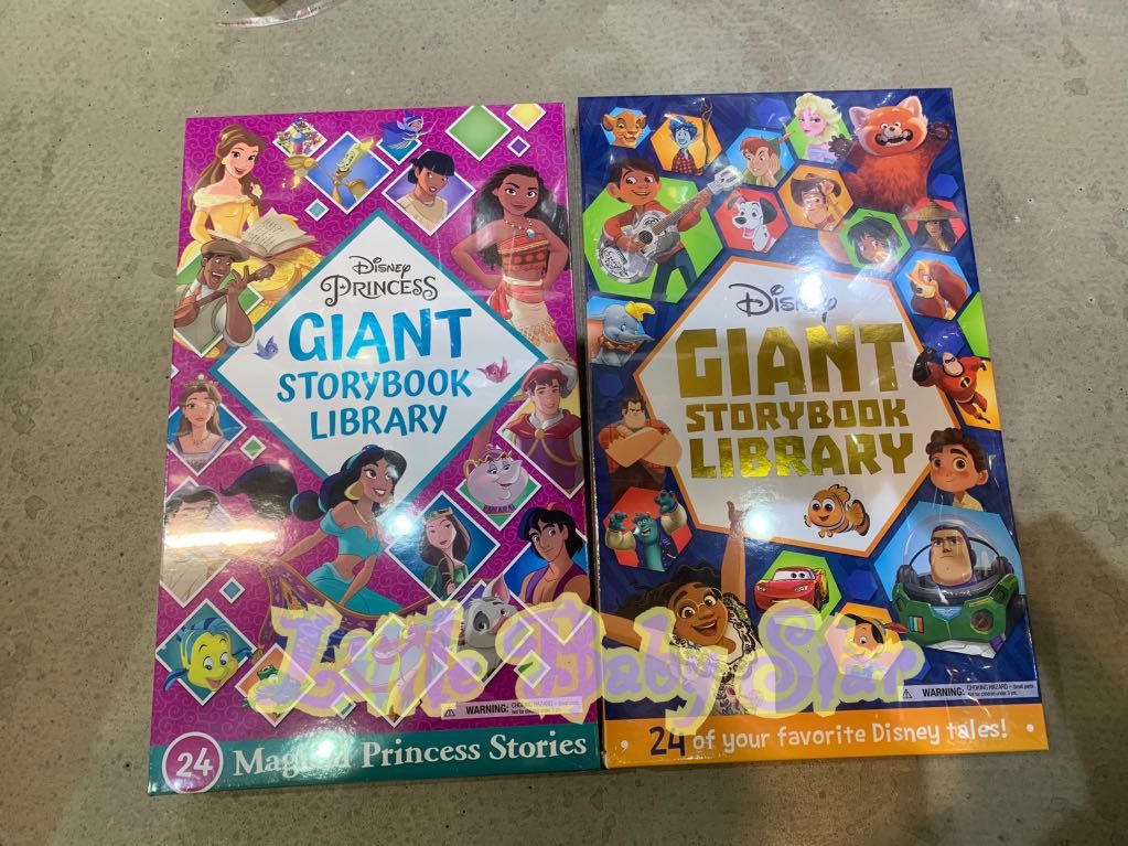 迪士尼公主Princess / Disney Giant storybook library, 興趣及遊戲, 書本 & 文具, 兒童書籍 ...
