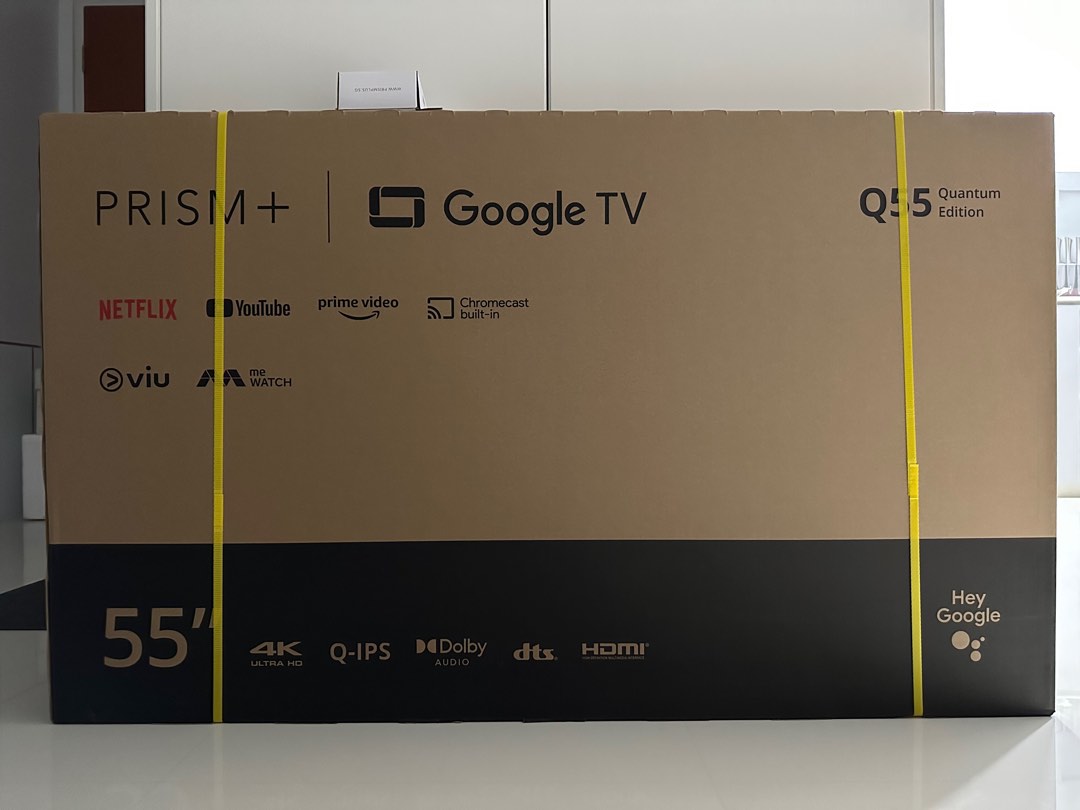 Prism+ Q55 QE Quantum Edition, TV & Home Appliances, TV & Entertainment ...